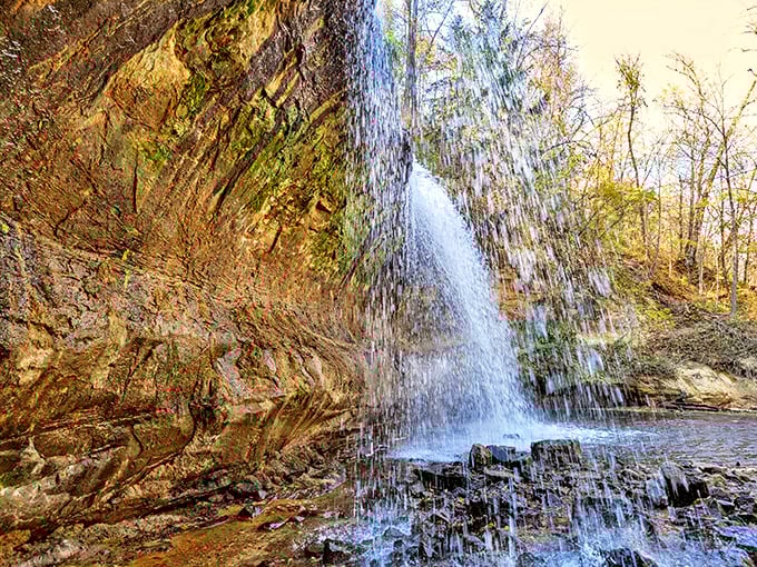 Behind the waterfall lies a hidden world where adventurous souls can experience nature from a dramatic new perspective.
