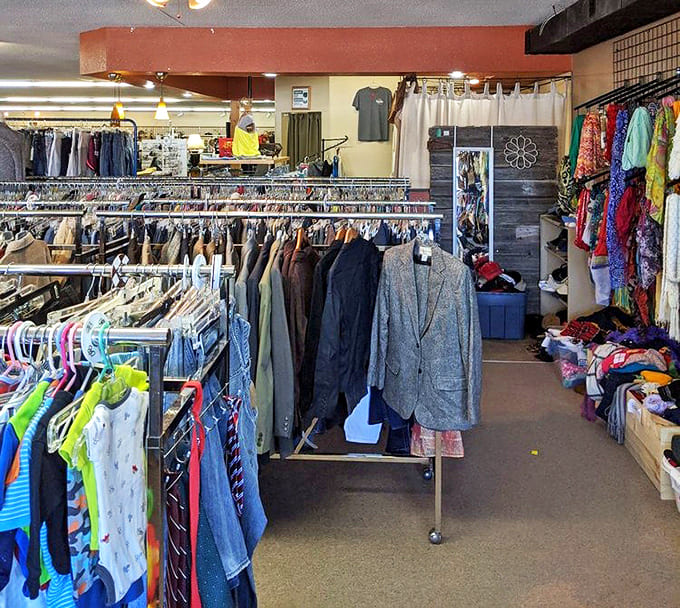 Endless racks of clothing await patient browsers &ndash; each hanger potentially holding that perfect vintage piece you never knew you needed.