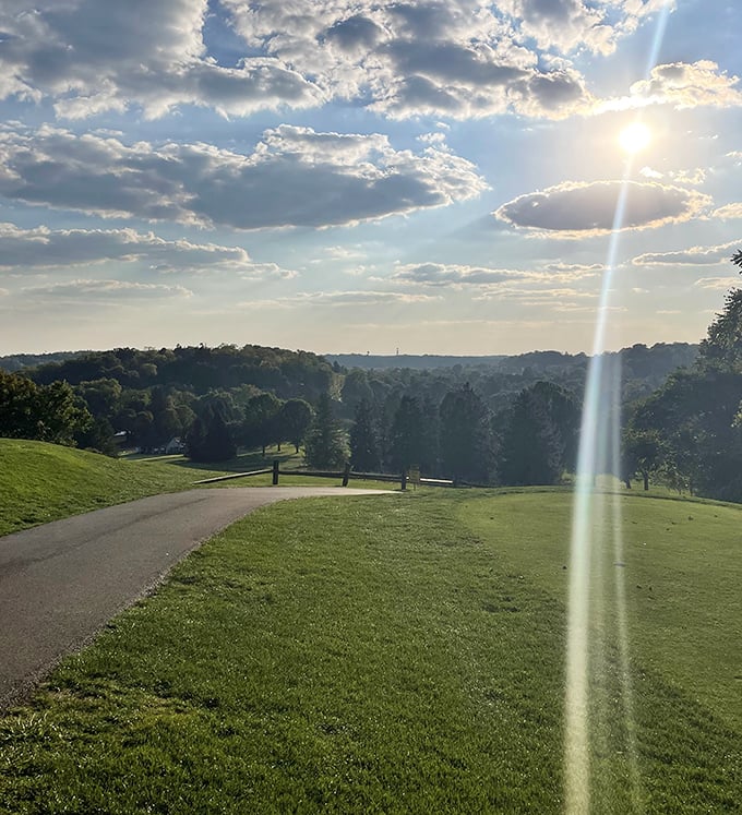 The rolling fairways of Denison Golf Club offer both challenging play and breathtaking views that might distract you from your disappointing swing.