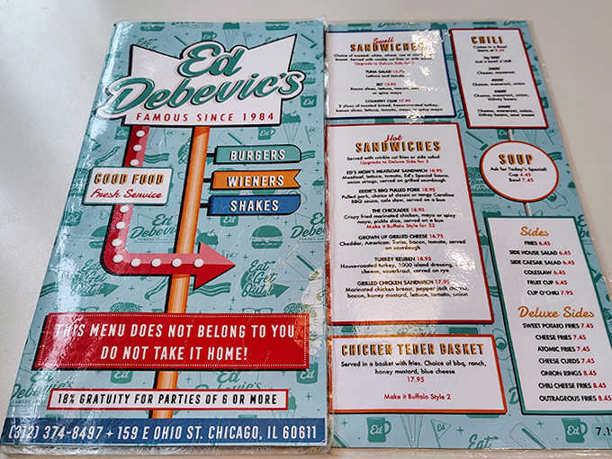 This menu promises good food and zero pretension, which is exactly the combination your soul needs right now.