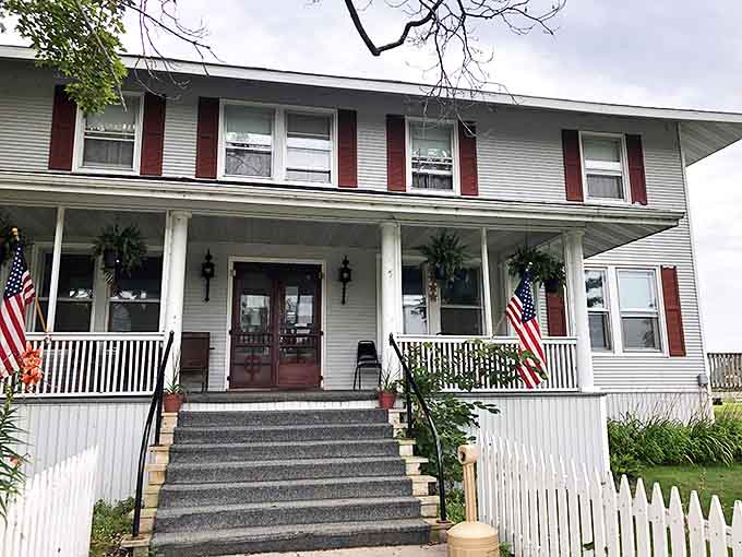 The entrance speaks volumes about what awaits inside &ndash; authentic character that can't be manufactured, only earned through decades of stories.