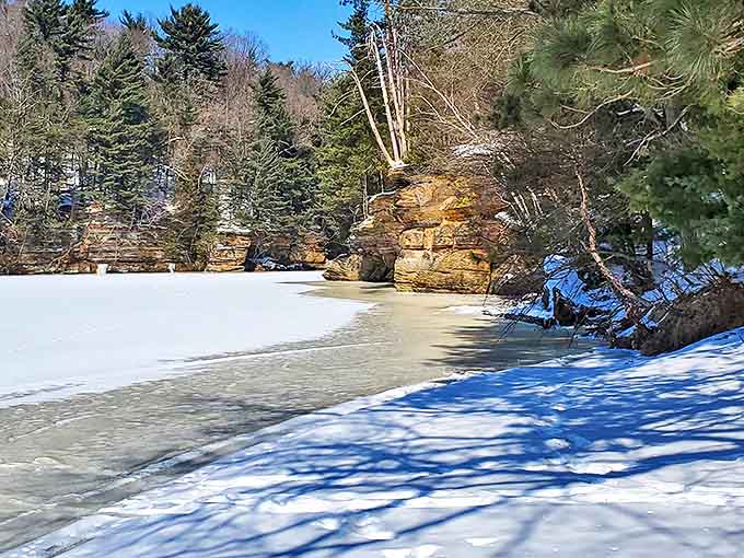 Winter transforms the landscape into a frozen masterpiece that would make Elsa from Frozen feel right at home.