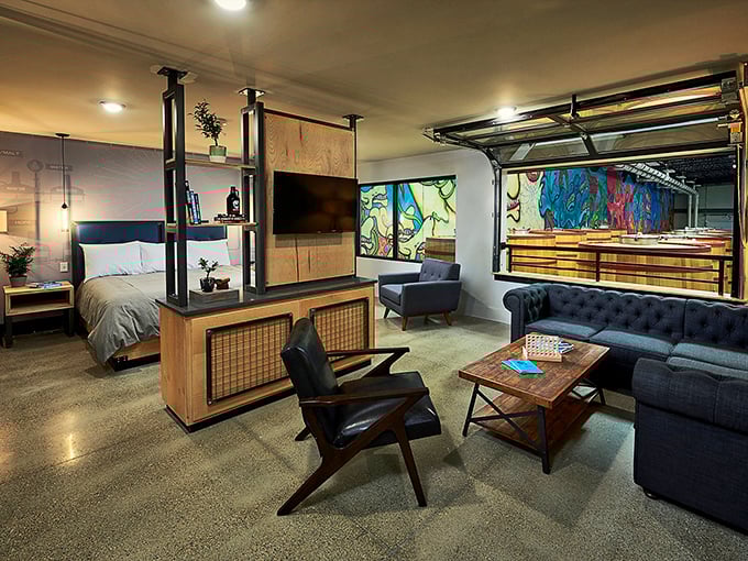 Wake up to the sight of brewing equipment through your window &ndash; like ocean views, but with more fermentation and fewer seagulls.