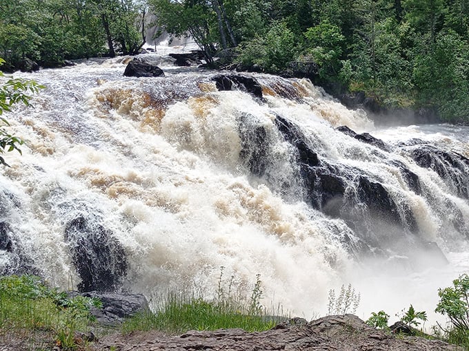 Spring runoff transforms Kawishiwi Falls into a thundering spectacle &ndash; Mother Nature flexing her muscles in magnificent fashion. 