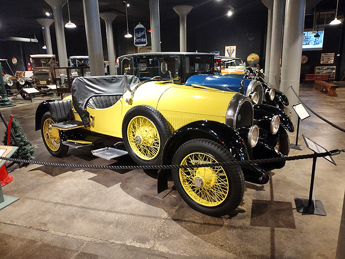 The 1919 Kissel Gold Bug Speedster gleams with Jazz Age optimism &ndash; Amelia Earhart owned one just like this yellow beauty before she took to the skies.