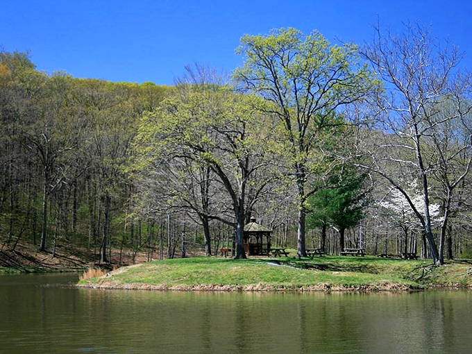 Lakes that reflect the sky so perfectly you'll spend five minutes trying to get the perfect photo for your screensaver.