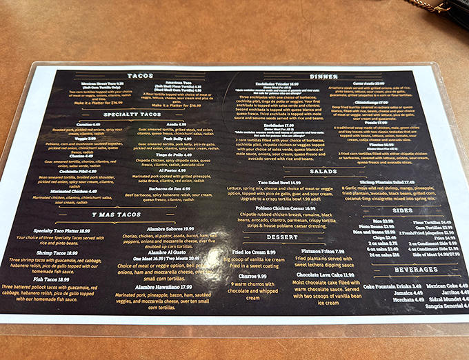 This isn't your average menu – it's a passport to flavor town with no return ticket necessary.