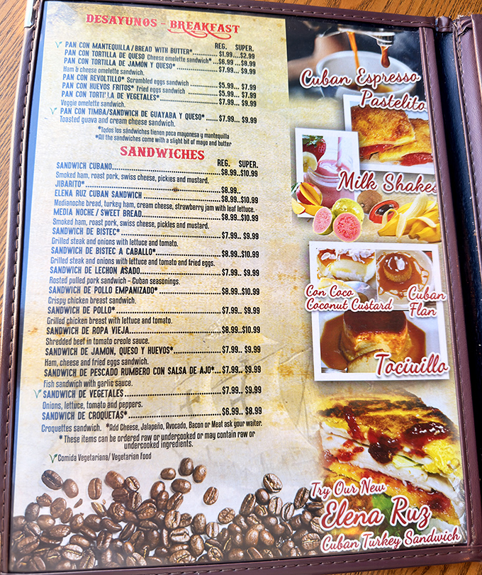 A treasure map of Cuban delights, from breakfast sandwiches to hearty plates that would make any abuela proud.