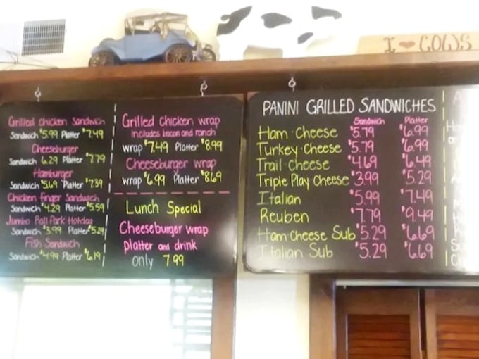 The menu board reads like poetry for the hungry &ndash; paninis, wraps, and sandwiches that make lunch decisions deliciously difficult.