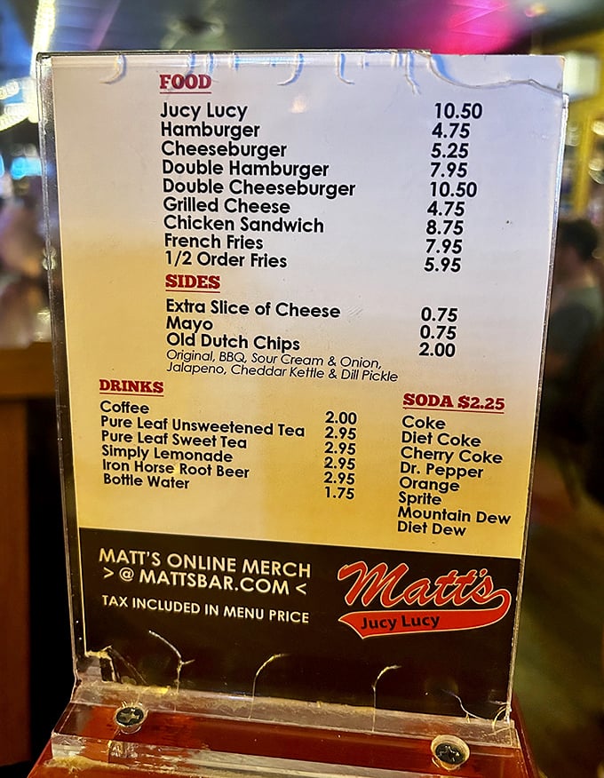 The simple menu board tells you everything you need to know &ndash; this place is about burgers, not frills.