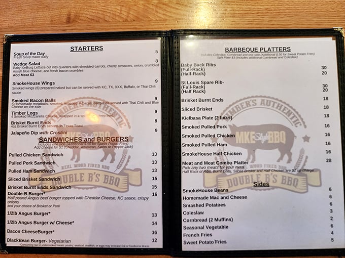 The menu reads like a love letter to smoked meat &ndash; each item promising a different path to barbecue nirvana.