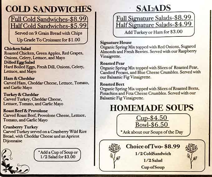 The menu reads like a love letter to your taste buds &ndash; sandwiches and salads that would be stars anywhere else play supporting roles here.