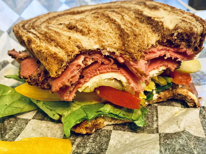 This isn't just a sandwich &ndash; it's a pastrami masterpiece with layers of flavor that would make New York delis tip their hats in respect.