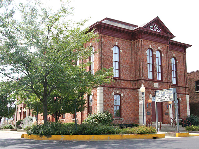 The magnificent red brick Opera House anchors downtown Sandwich, offering cultural performances in a setting that's an architectural performance itself.