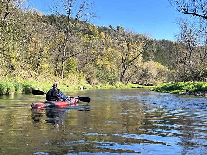 Nothing beats gliding down the Root River on a sunny afternoon, where the gentle current does the work while you soak in limestone bluff views.