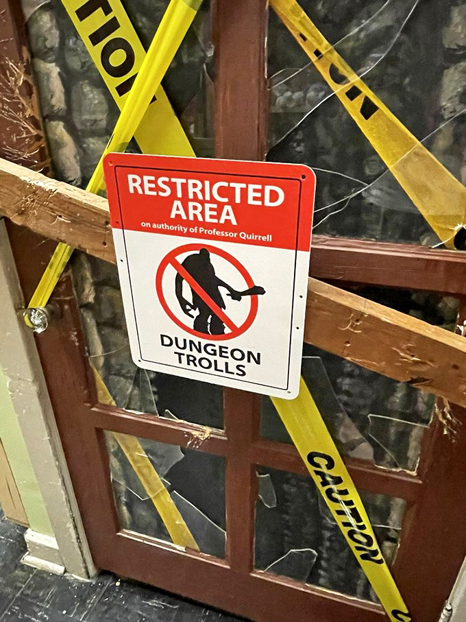 When even the warning signs have personality, you know you've found somewhere special.