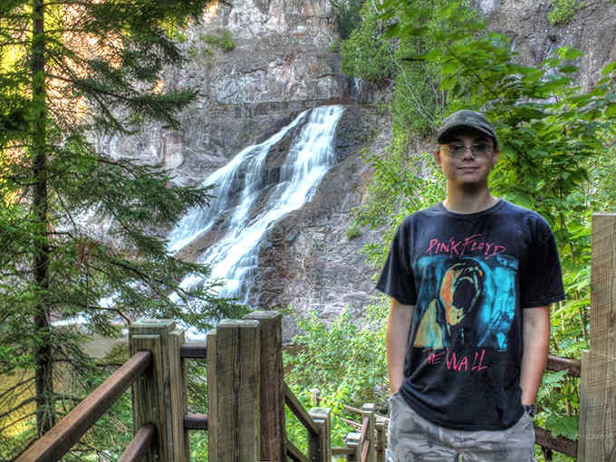 The viewing platform offers the perfect vantage point to appreciate the falls' grandeur while staying dry &ndash; mostly.