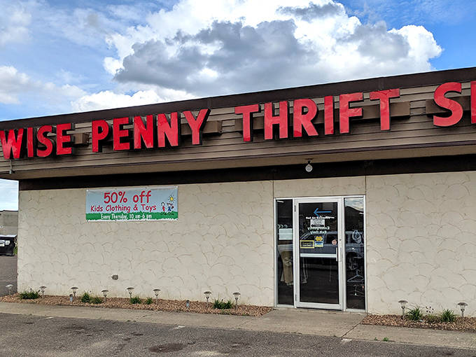 Wise Penny Thrift Shoppe's unassuming exterior belies the wonderland of bargains inside &ndash; where every purchase supports local community initiatives.