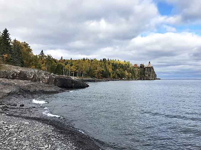 Where forest meets water: The dramatic shoreline of Lake Superior creates a rugged beauty that changes with every season.