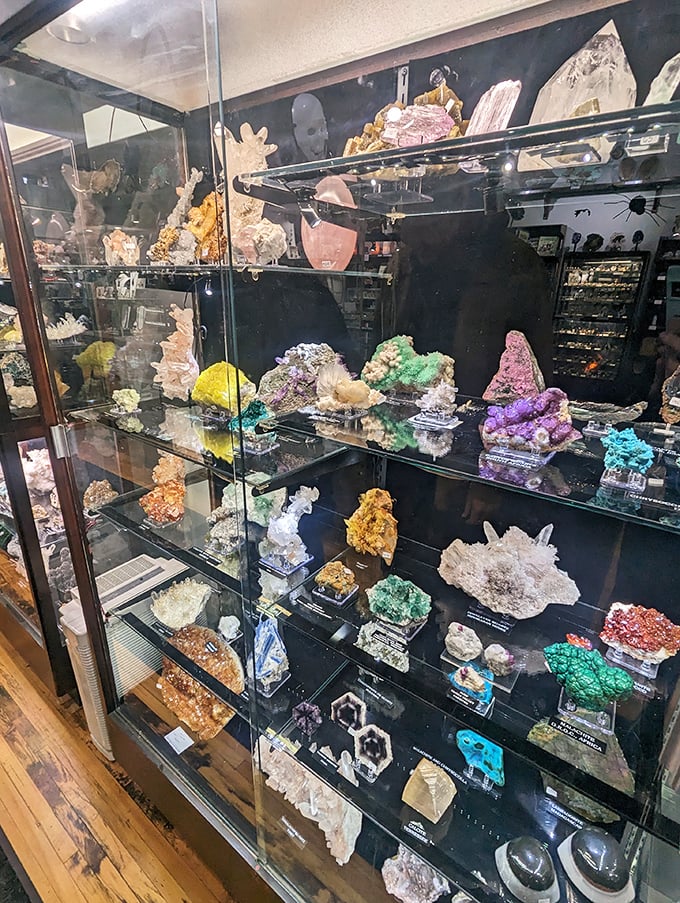 Nature's artwork on full display &ndash; these aren't just rocks, they're millions of years of planetary chemistry creating visual magic.