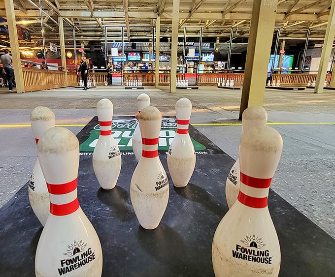These aren't your typical bowling alley pins &ndash; they've seen things, survived things, and have stories to tell about near-misses and perfect strikes.
