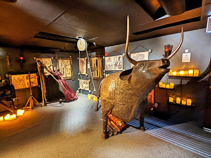 The brazen bull stands as testament to truly creative cruelty, where victims faced an end that's too disturbing to fully describe.