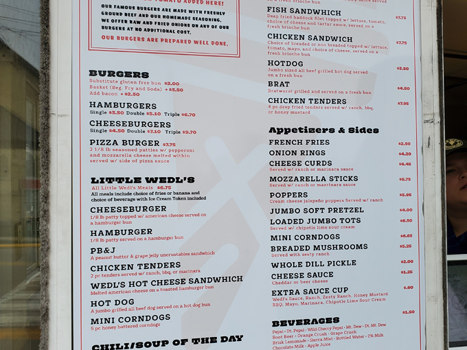 The menu board speaks the universal language of comfort food &ndash; straightforward classics that haven't needed "updating" since your grandparents' first date.