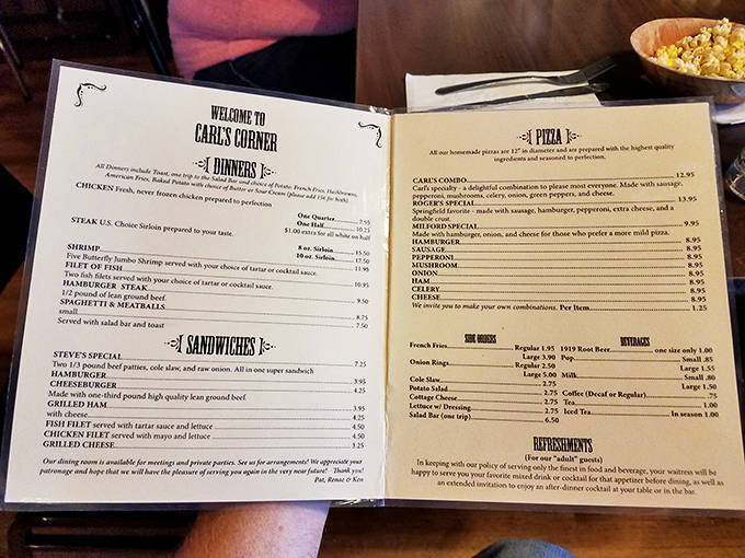 This isn't just a menu&mdash;it's a roadmap to happiness. Swedish meatballs, wagyu steak bites, and that legendary mac and cheese await your decision.