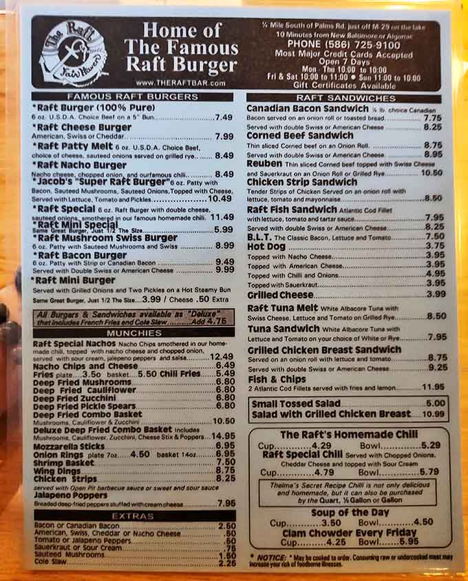 The menu reads like a greatest hits album of comfort food classics &ndash; no fancy descriptions needed when the food speaks this loudly.