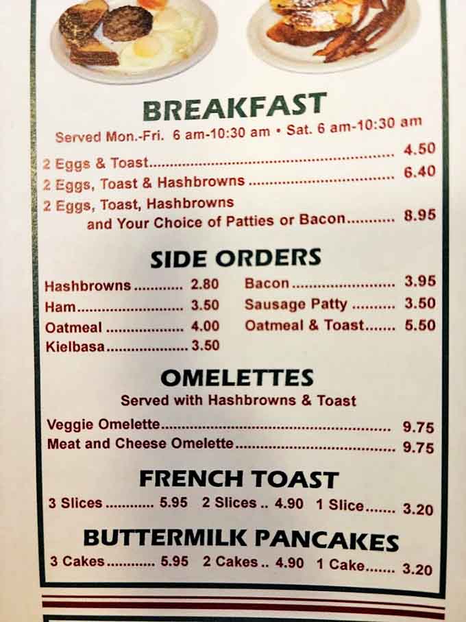 Breakfast options that won't break the bank but will definitely make your morning. Those hashbrowns are calling your name!