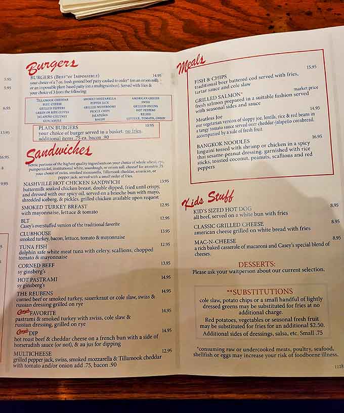 The menu reads like comfort food poetry &ndash; no pretension, just honest offerings that promise satisfaction with every carefully crafted bite.