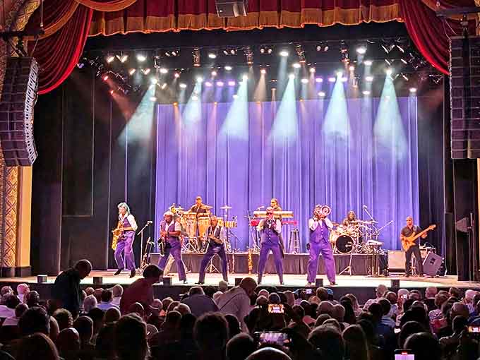 Musicians find their perfect acoustic home on this historic stage, where sound travels with a warmth that modern venues can only dream about.