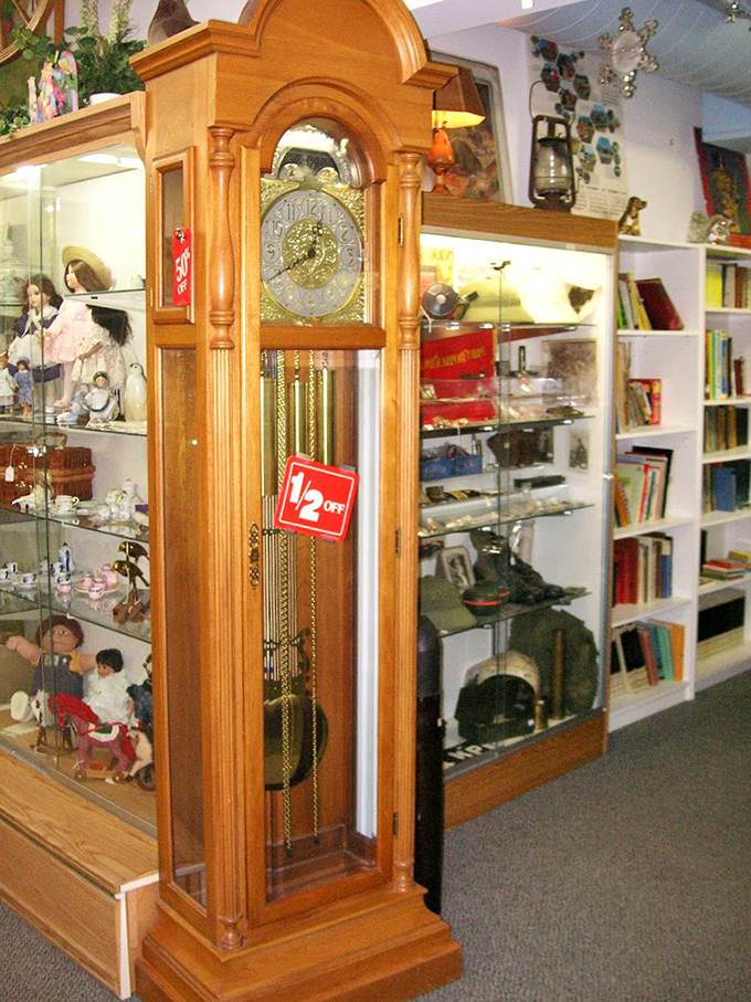 This grandfather clock doesn't just tell time&mdash;it tells stories. Imagine the generations who've synchronized their lives to its steady tick-tock rhythm.