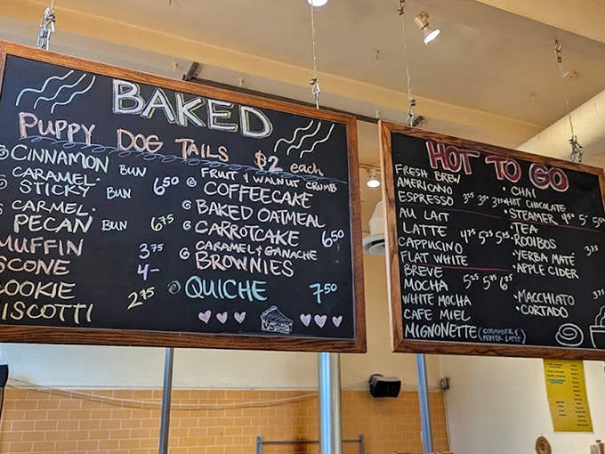 When the menu board lists something called Puppy Dog Tails, you know you're in for a good time.