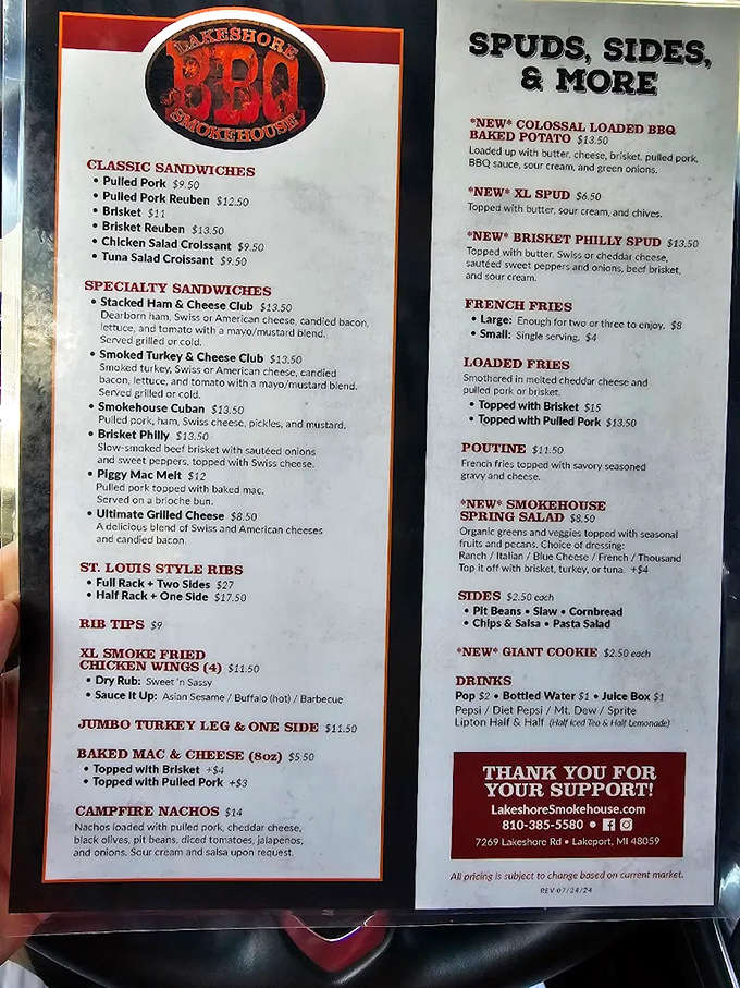 This menu is basically a choose-your-own-adventure book, except every choice leads to deliciousness and possible food coma.