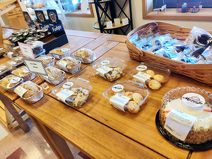 Cookies, bars, and other treats stand ready for those moments when you need something sweet but portable. Each one handcrafted with the same care as their pies.
