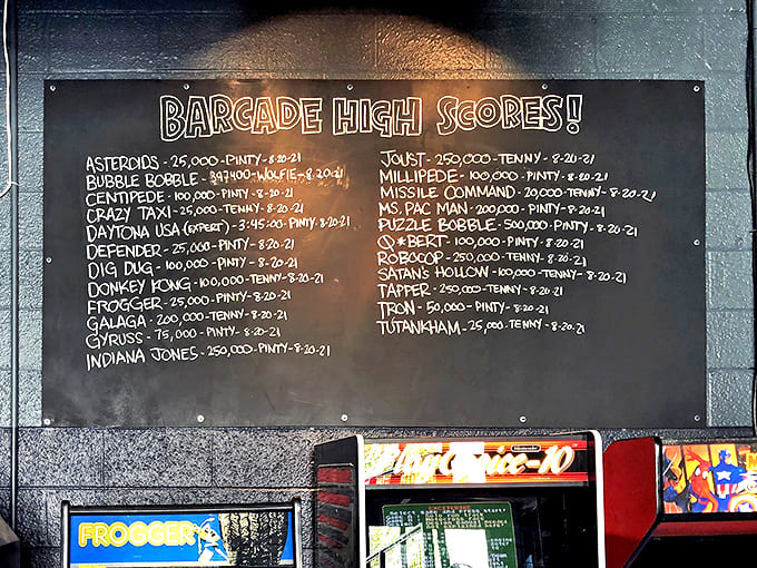 The high score board &ndash; where digital legends are immortalized and mere mortals are challenged to dethrone them.