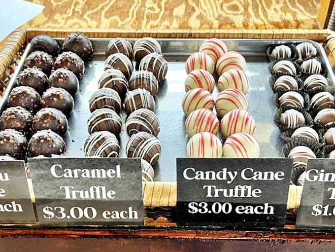 These aren't just chocolates; they're edible jewels, each one crafted with the kind of attention usually reserved for fine art.