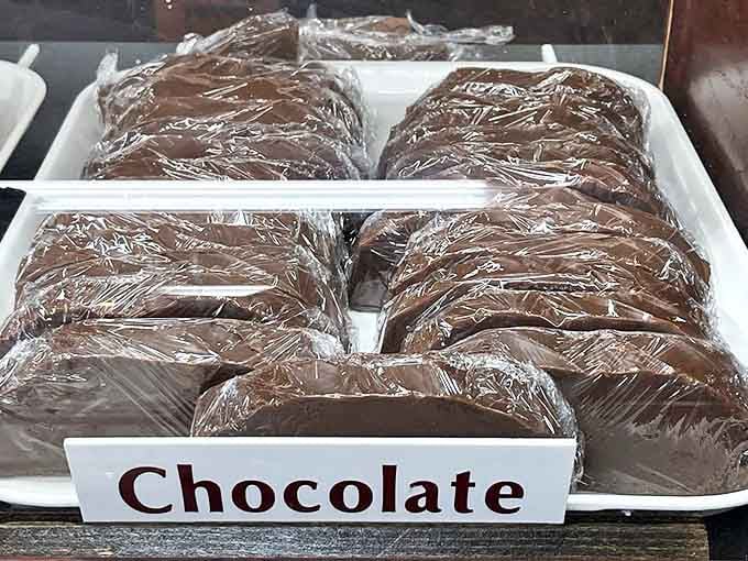 These chocolate slabs aren't just fudge &ndash; they're edible therapy wrapped in plastic, waiting to solve all of life's problems one bite at a time.