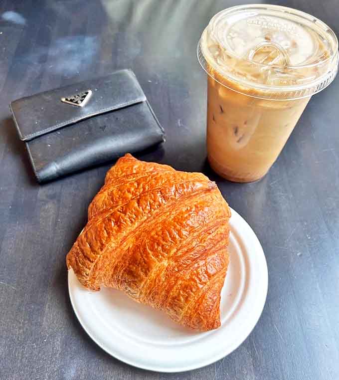 This isn't just breakfast – it's a butter-laden religious experience paired with caffeine, making Monday mornings almost bearable.