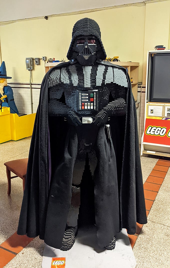 The Dark Side has never looked so blocky. This LEGO Vader might not choke you with the Force, but he'll impress you with craftsmanship.