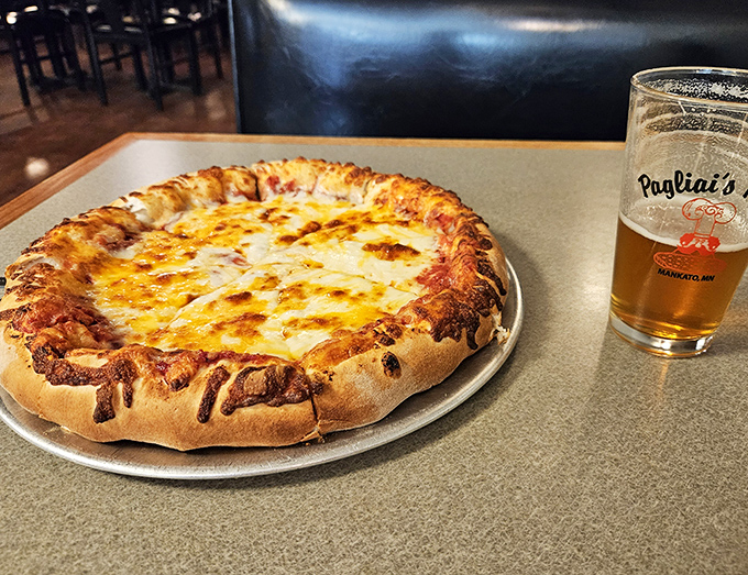 This isn't just cheese and dough &ndash; it's an edible time machine that transports you to a simpler era with every perfect bite.