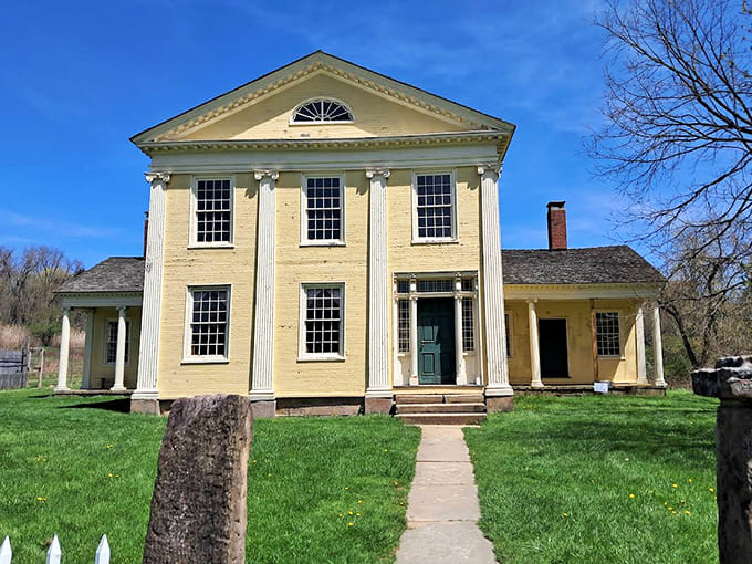 Hale Farm and Village: Colonial-era elegance without colonial-era plumbing. History looks better when you can return to modern conveniences afterward.