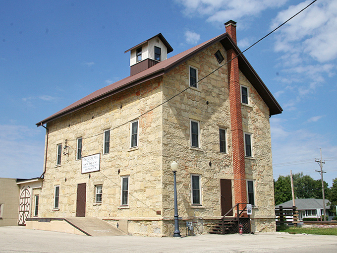 This historic stone mill stands as a testament to Sandwich's industrial past &ndash; solid as the community that preserved it.