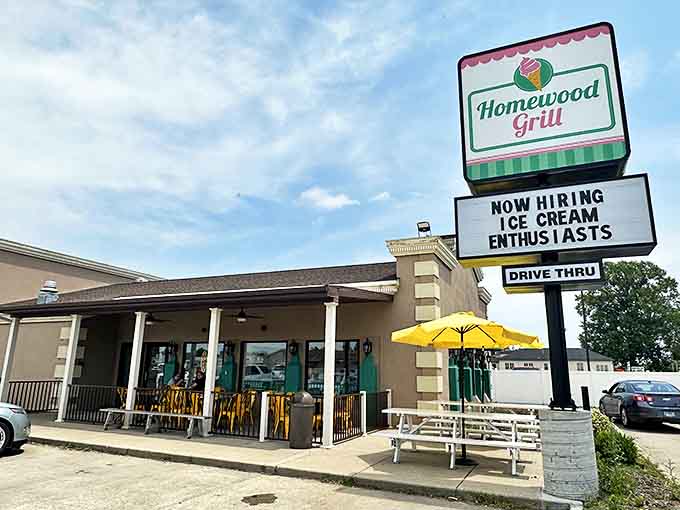 Homewood Grill: A time capsule of American drive-in culture where "ice cream enthusiasts" serve up nostalgia with a side of perfect milkshakes.