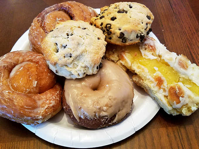 The holy grail of breakfast indulgence &ndash; where maple-glazed donuts meet chocolate chip muffins in a carb-loaded paradise worth every calorie.