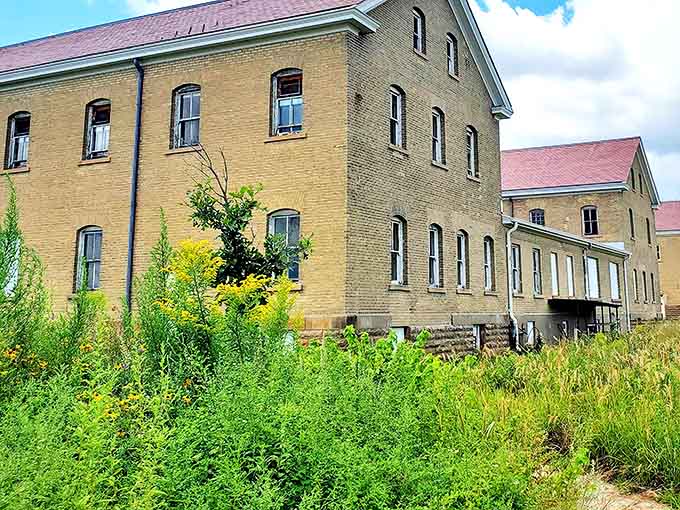 The Long Barracks housed hundreds of soldiers in spartan conditions. No memory foam mattresses or private bathrooms here, folks!