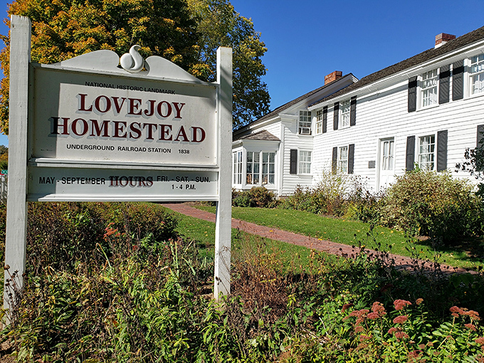 History lives at the Lovejoy Homestead, where courage and conviction once helped guide people to freedom.