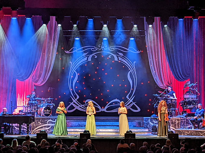 Performers take the stage in this historic venue where acoustics are so perfect, you can hear a whisper from the back row.