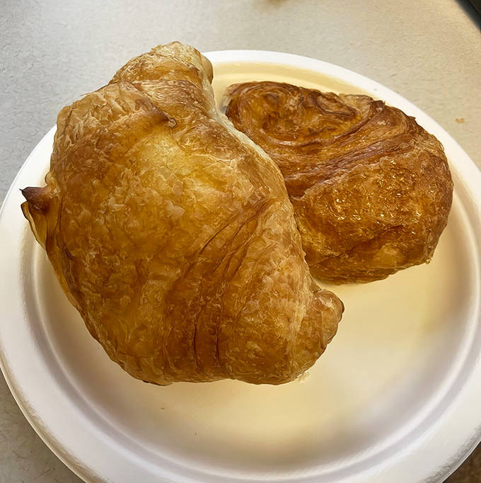 Golden perfection on a plate &ndash; these croissants shatter into buttery shards with each heavenly bite.